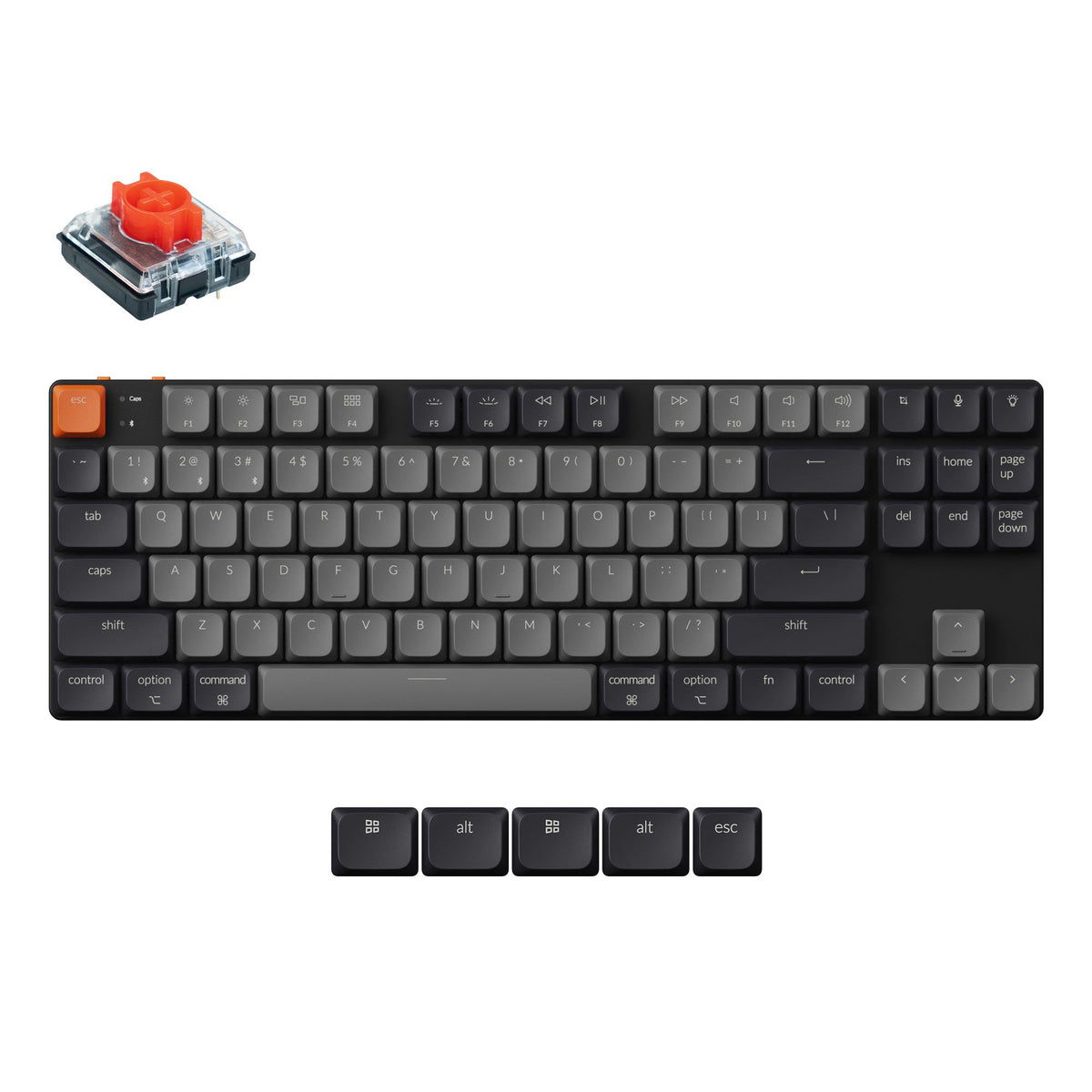 Keychron K1 QMK Wireless Mechanical Keyboard (Version 6) – Keychron New ...
